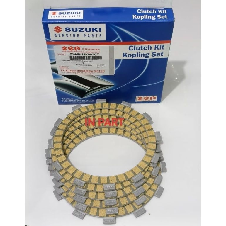 Jual 21440-12K00-KIT KAMPAS KOPLING KAIN KOPLING SATRIA FU 150 LAMA SATRIA FU150 INJEKSI THUNDER ...