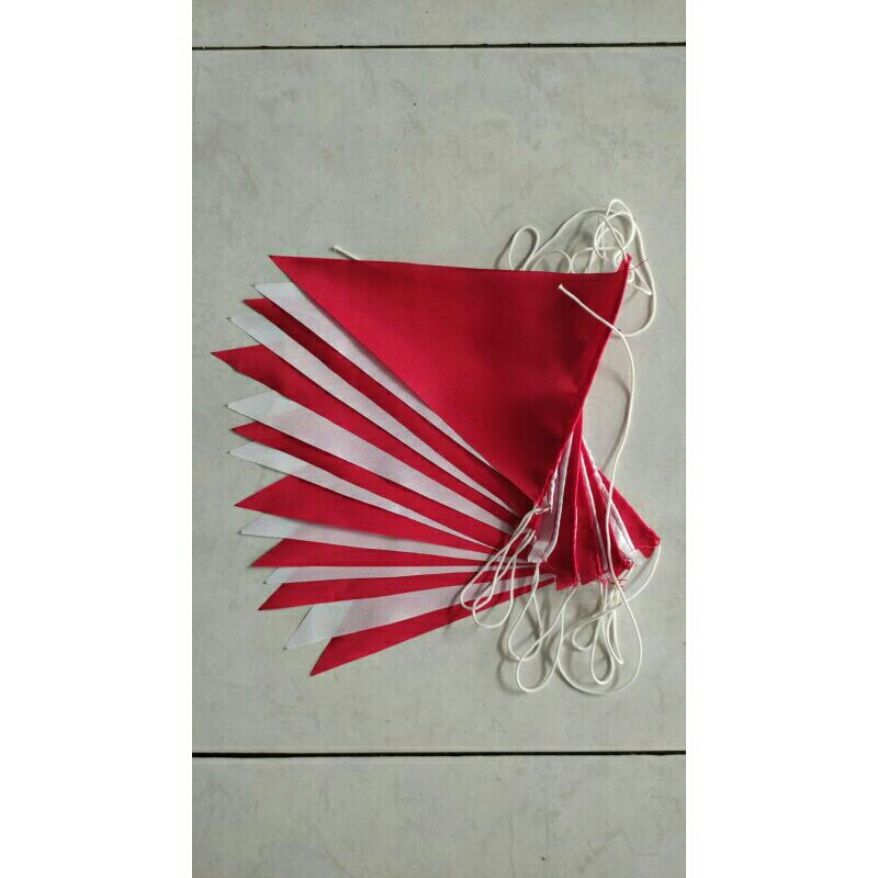 Jual [NEW] BENDERA SEGITIGA RENTENG [MERAH PUTIH] | Shopee Indonesia