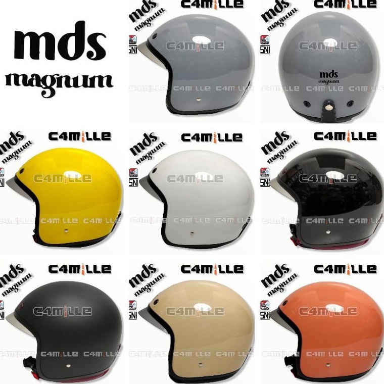 Jual HELM MDS MAGNUM RETRO HALF FACE SNI ART WL3 | Shopee Indonesia