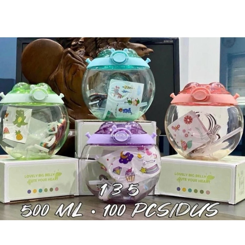 Jual Botol minum anak|Botol donat|botol unik|botol viral|botol 500ml ...