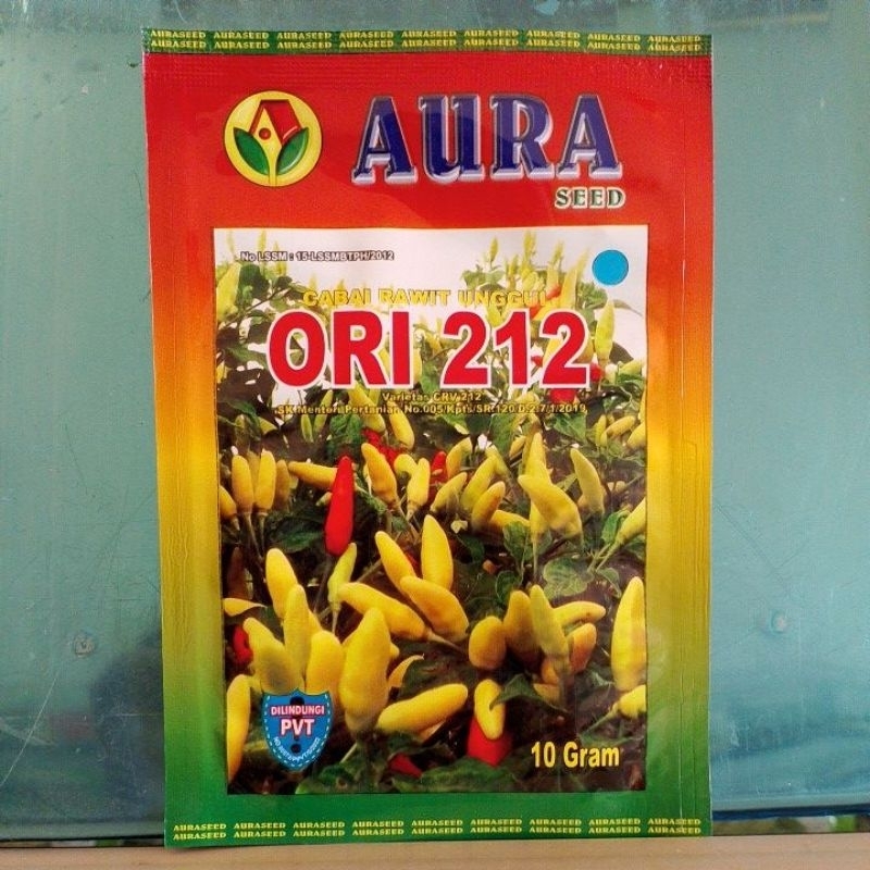 Jual Benih Cabe Rawit ORI 212 10 Gram @Aura Seed | Shopee Indonesia