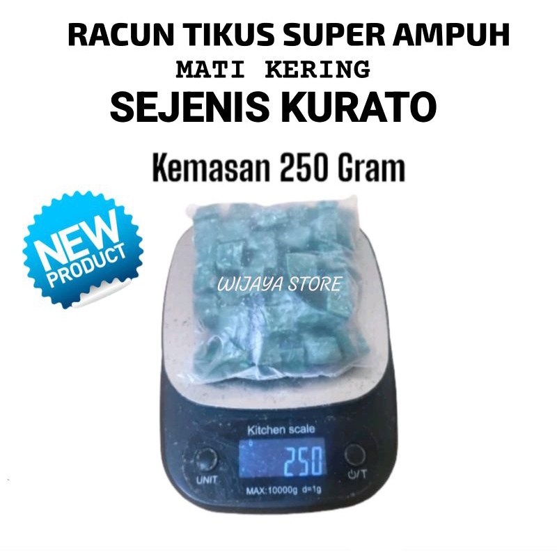 Jual Racun Tikus Mati Kering Super Ampuh Original Sejenis Kurato - 250 ...