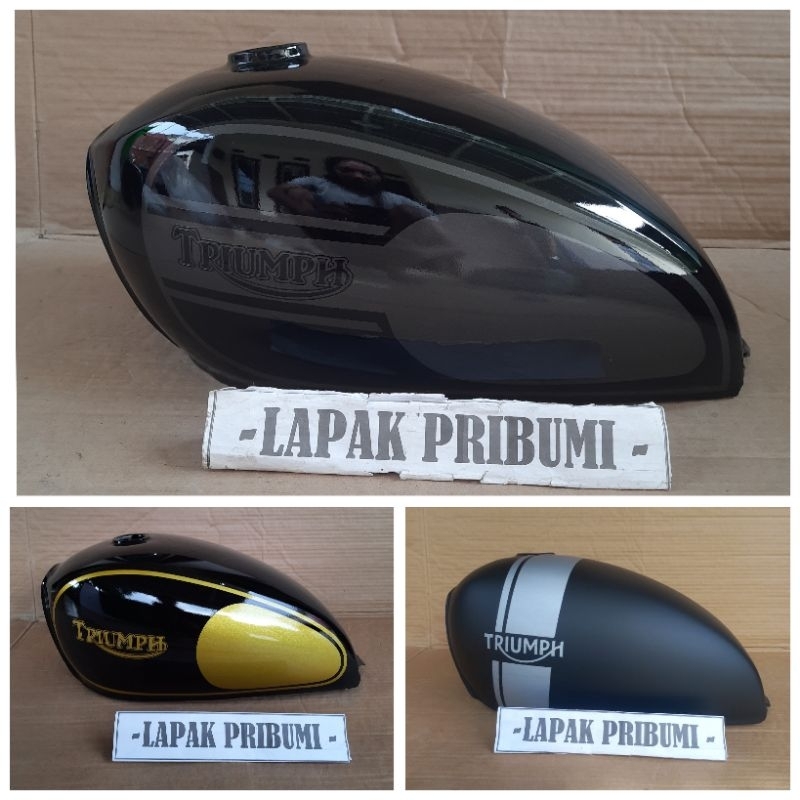 Jual Tangki japstyle triumph custom bober scrambler tracker tangki ...