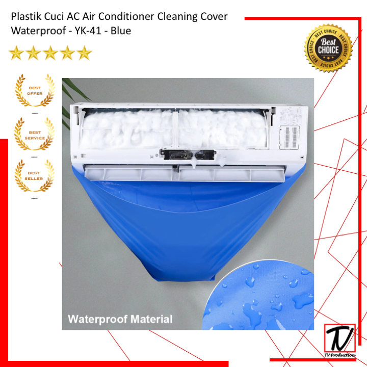 Jual Plastik Cuci AC Air Conditioner Cleaning Cover Waterproof ...