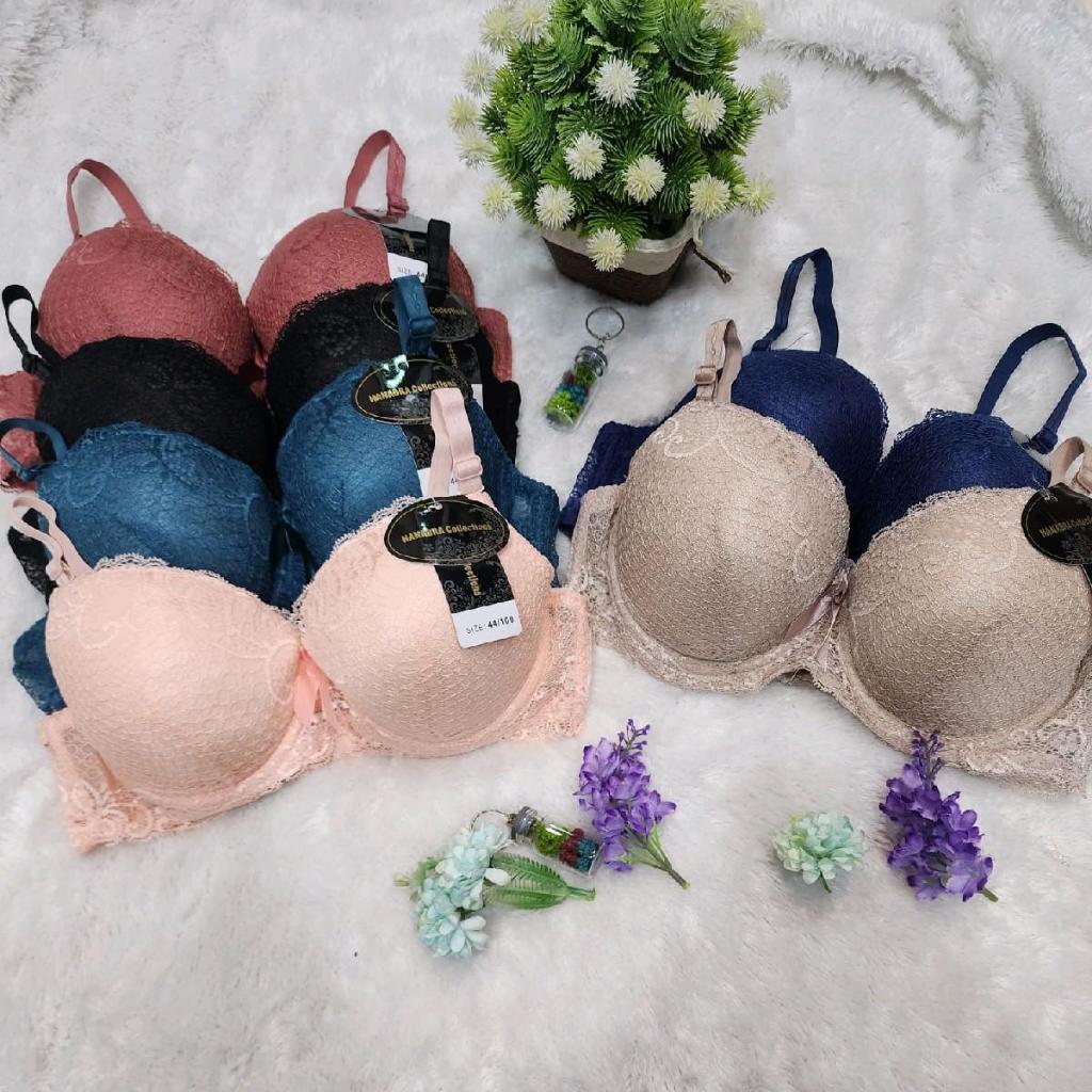 Jual Bra Kawat Burkat Busa Tebal Cup B To C Kait 3 Art D10 | Shopee ...