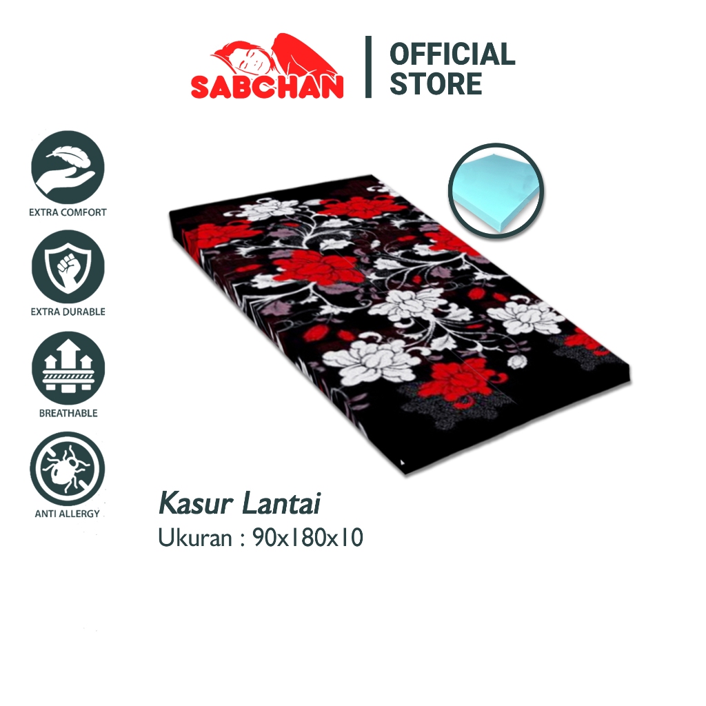 Jual Sabchan - Kasur Lantai Busa Single Matras Ukuran 90 x 180 x 10 cm ...