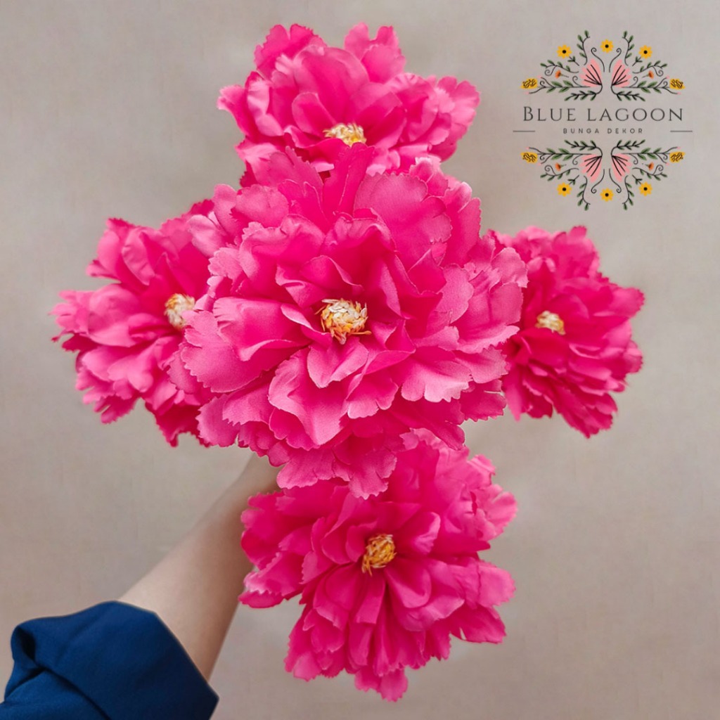 Jual Jumbo Carnation Bunga Dianthus Premium Artificial Flower Palsu ...