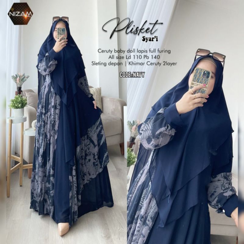 Jual PLISKET SYARI/GAMIS KEKINIAN (KR) (LABEL MADANI) | Shopee Indonesia