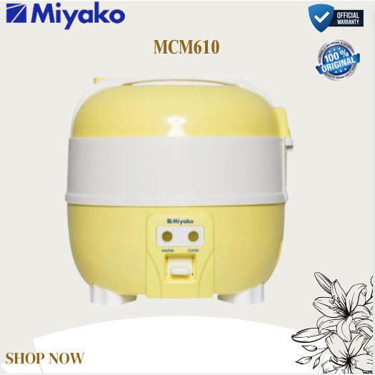 Jual MIYAKO RICE COOKER MCM 610 MAGIC WARMER PLUS/MCM610/MCM-610/MACIC ...