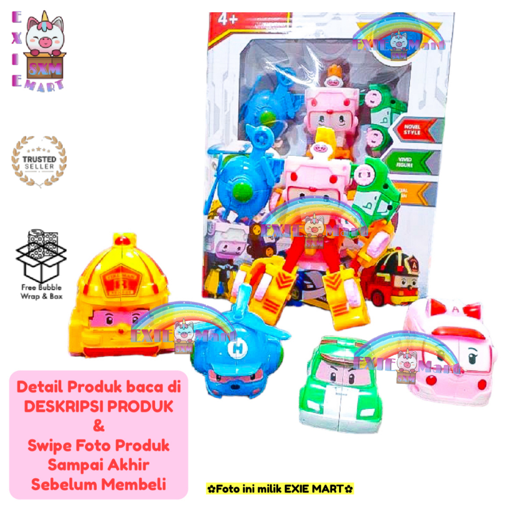 Jual MAINAN ANAK ROBOT CAR DEFORMATION 4 IN 1 [245] - MAINAN MOBIL ...