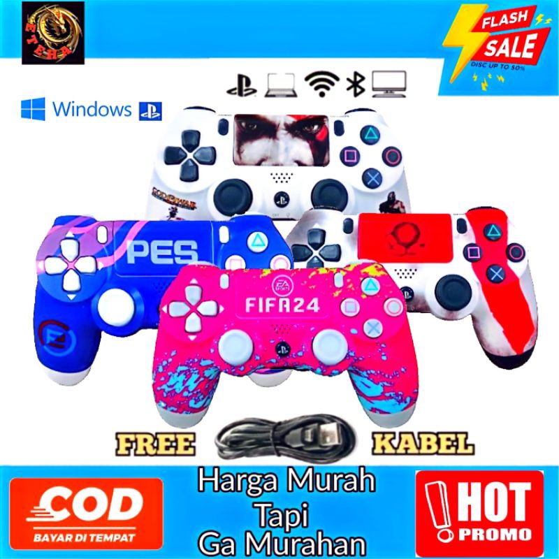 Jual Stik Stick PS4 DS4 LightBar + Free Kabel Charger + Dus Stik ...