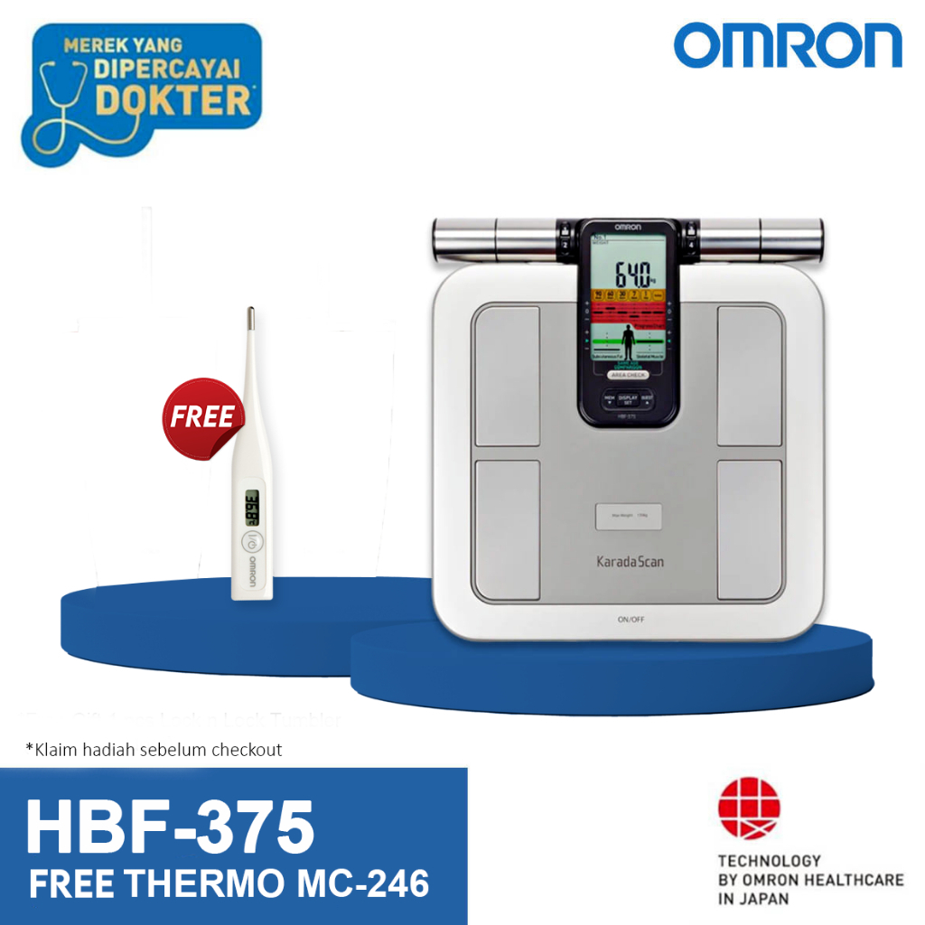 Jual OMRON Karada Scan Body Composition Monitor HBF-375 | Shopee Indonesia