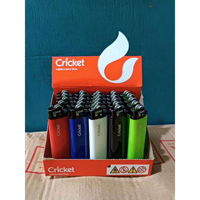 Jual Korek Api Pemantik CRICKET original 1 kotak (25pcs) | Shopee Indonesia