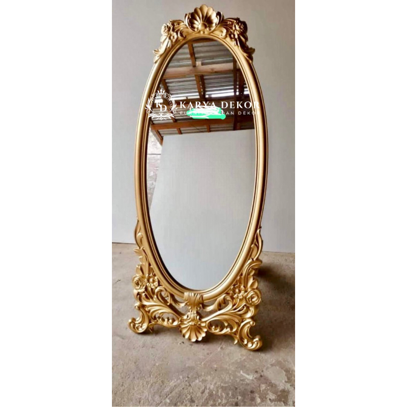 Jual wedding mirror kayu / standing mirror / frame cermin / cermin ...