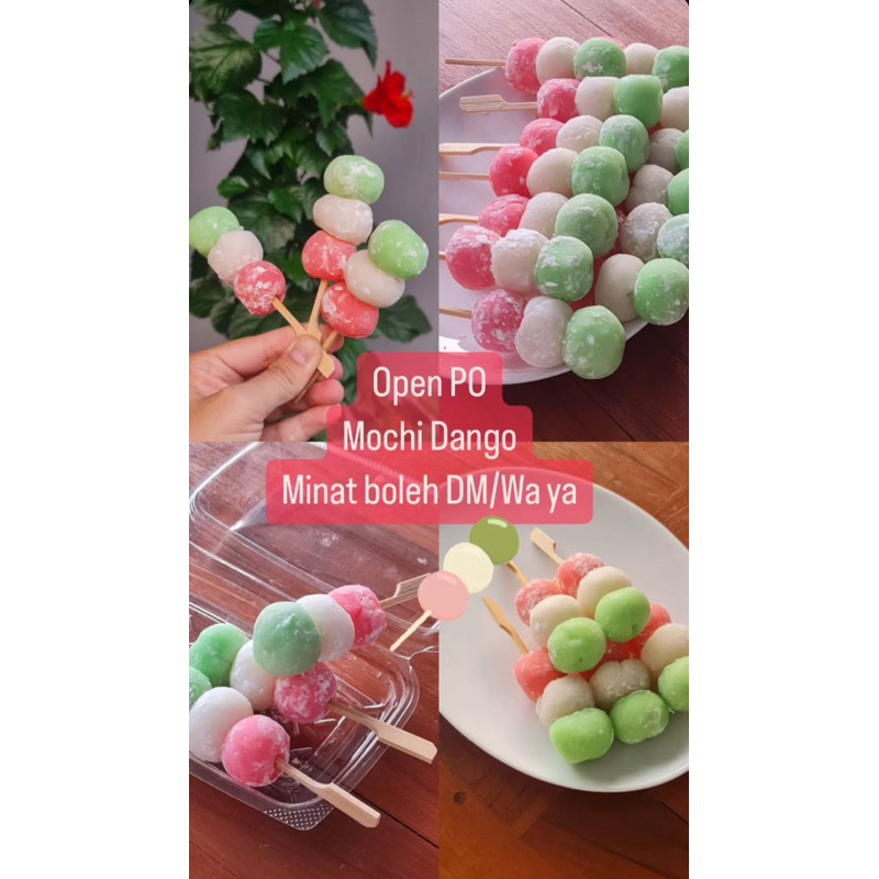Jual Mochi Dango 1box isi 3 tusuk Halal | Shopee Indonesia