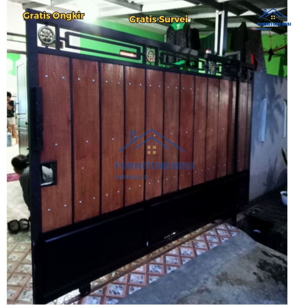Jual Pagar besi rumah minimalis modern / Pagar besi minimalis / Pagar ...