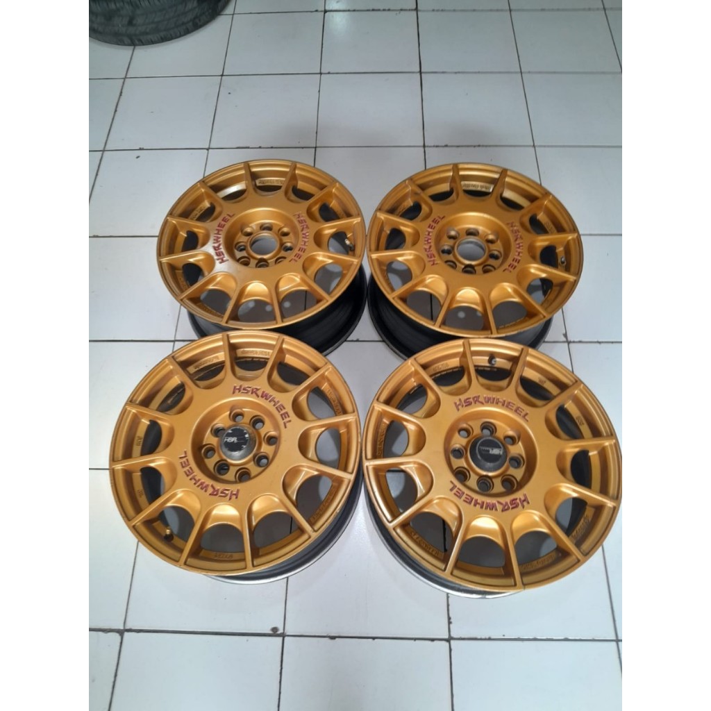 Jual VELG RACING RALLY SEKEN HSR WRX RING 16 LEBAR 7 PCD 4X100 4X114 BUAT CITY VIOS LIVINA ...