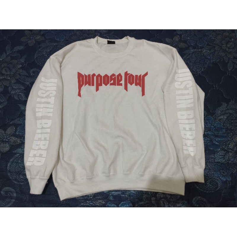 Jual Crewneck Purpose Tour (Official Merchandise) | Shopee Indonesia