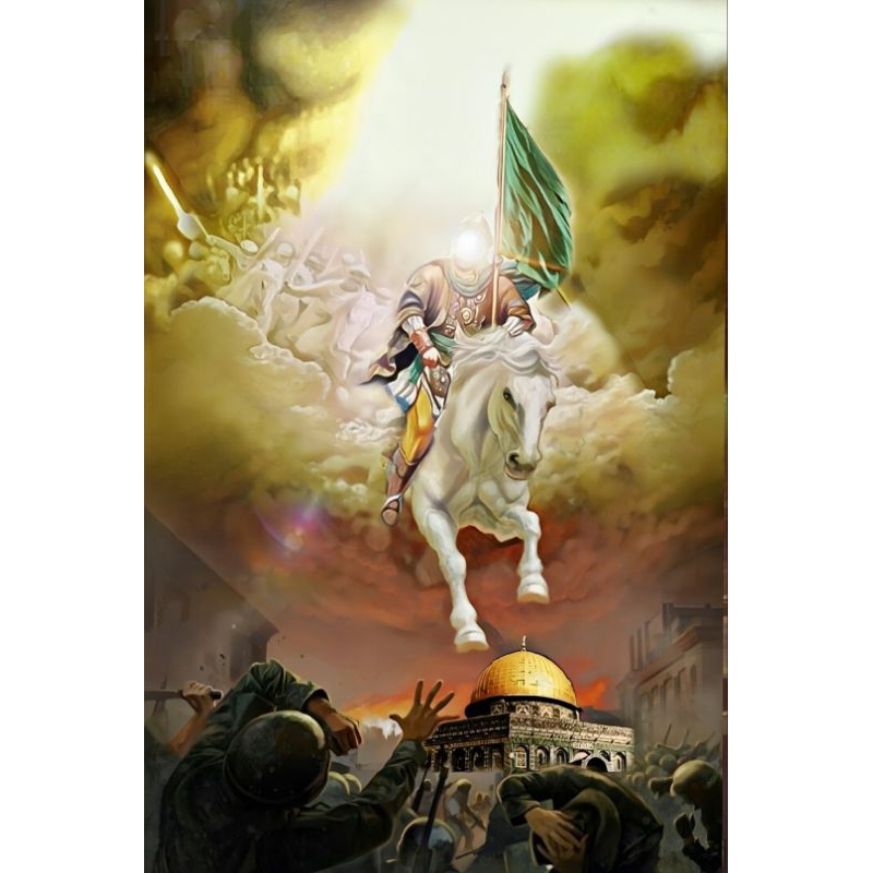 Jual Poster Cetak Hiasan Dinding Jumbo Gambar Perang Badar Jaman ...