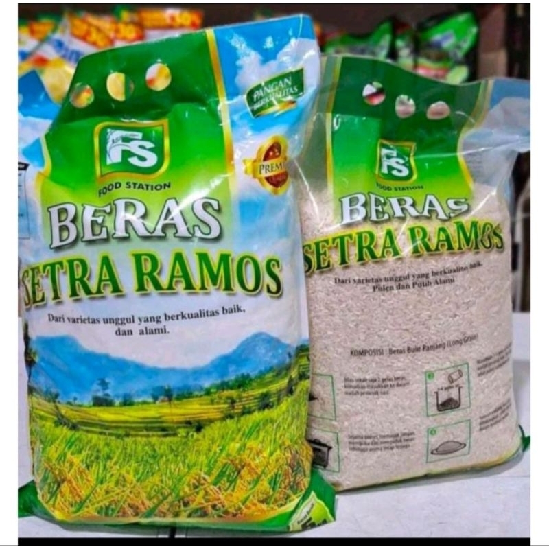 Jual Beras 5kg FS HIJAU premium | Shopee Indonesia
