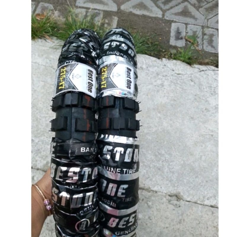 Jual ban cross baru sepasang depan belakang ukuran 250-17 dan 275 ring ...