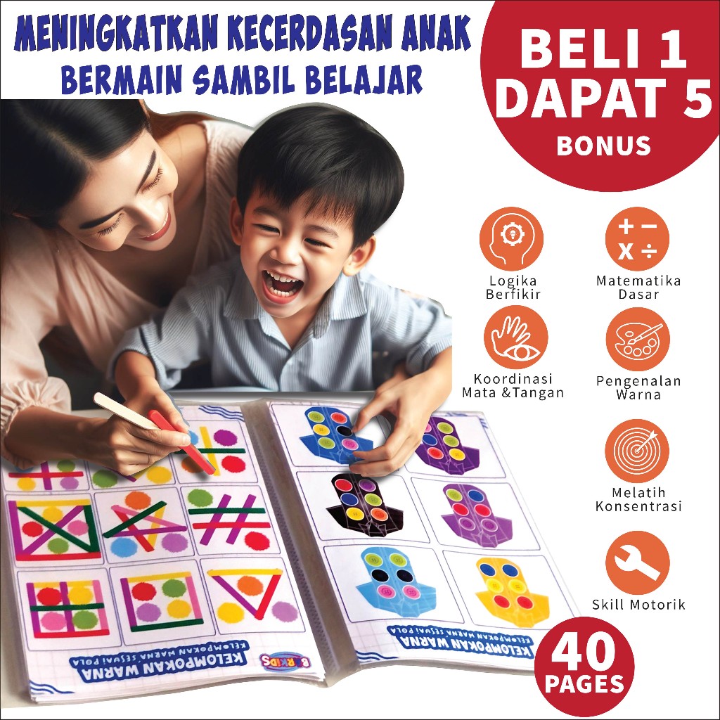 Jual Buku busy book anak aktivitas activity worksheet edukasi wipe and ...