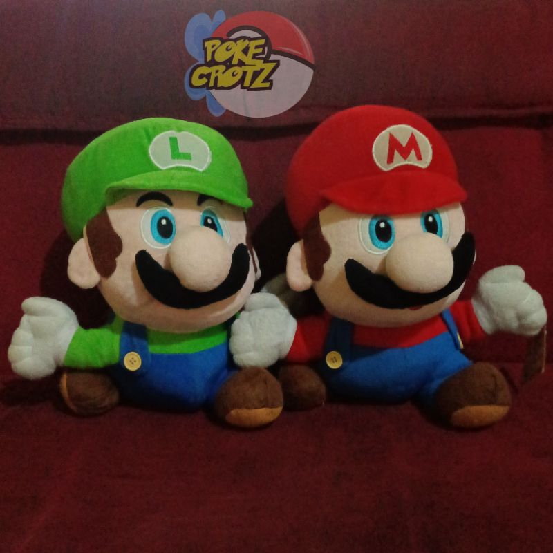 Jual Boneka super Mario bros luigi Nintendo with tag plush | Shopee ...