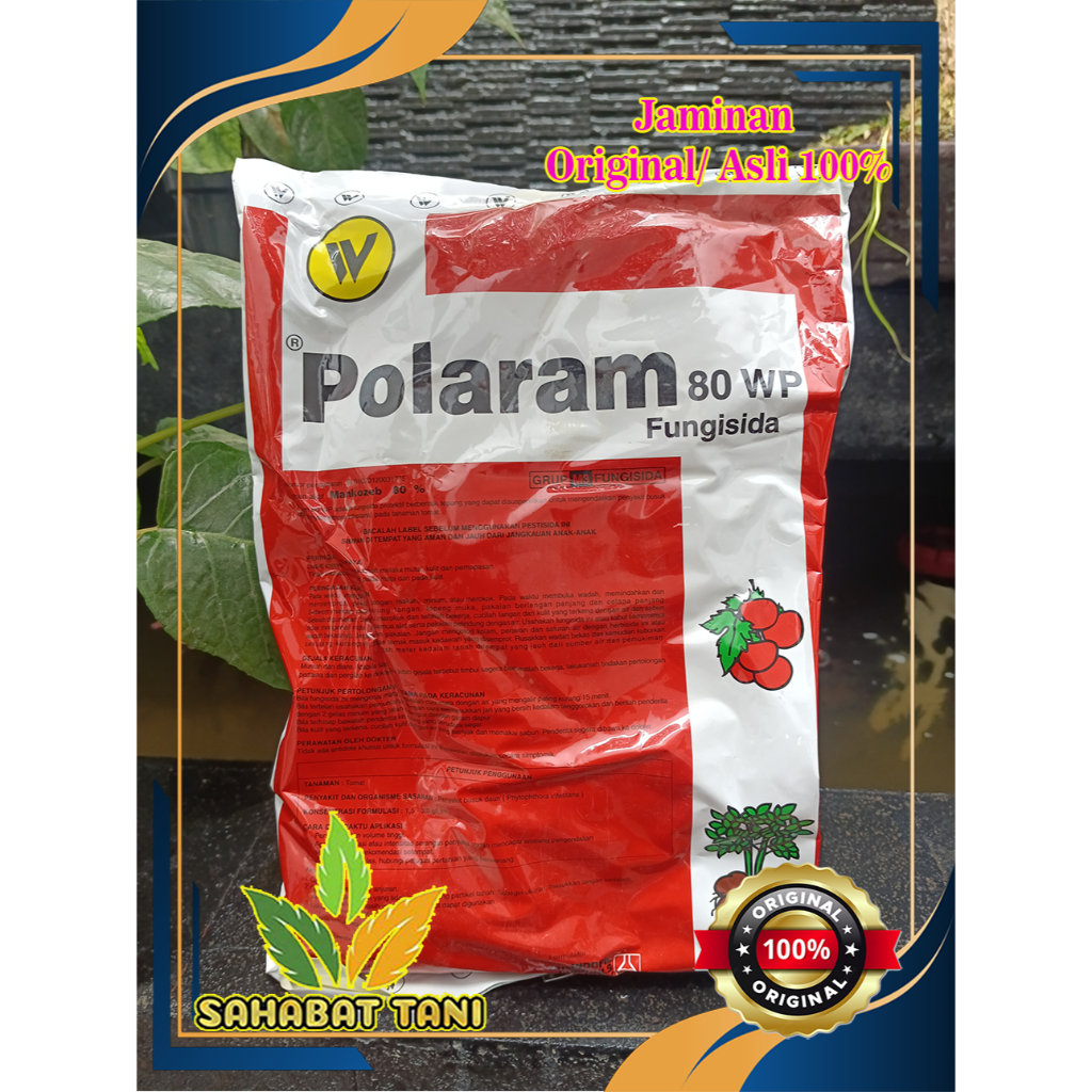 Jual POLARAM KUNING 1KG - fungisida mancozeb kuning 80WP murah | Shopee ...