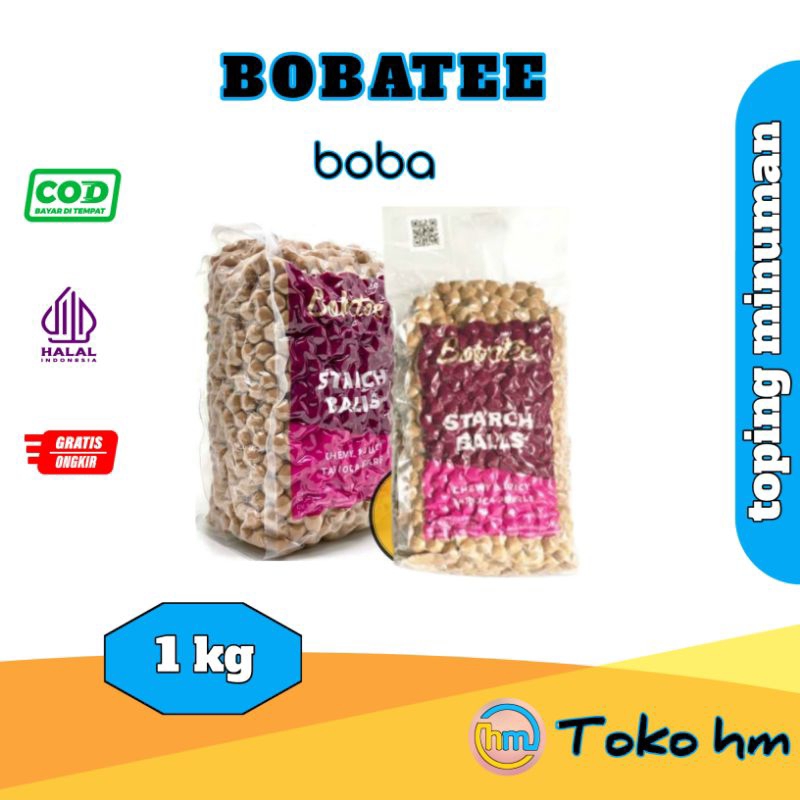 Jual BOBATEE TAPIOCA PEARL BOBA KEKINIAN MINUMAN VIRAL TOPPING BOBA ...