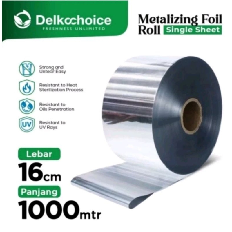 Jual METALIZE FOIL ROLL SINGLE SHEET FOOD GRADE KEMASAN MAKANAN ...