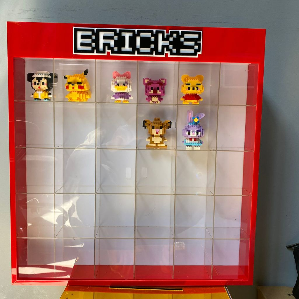 Jual RAK AKRILIK LEGO BRICK ISI 30 / RAK MAINAN FULL AKRILIK / RAK ...