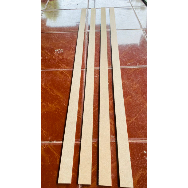 Jual WALL BATTEN L : 3cm T: 122cm 100cm/ LIST MOULDING / LIST KAYU ...