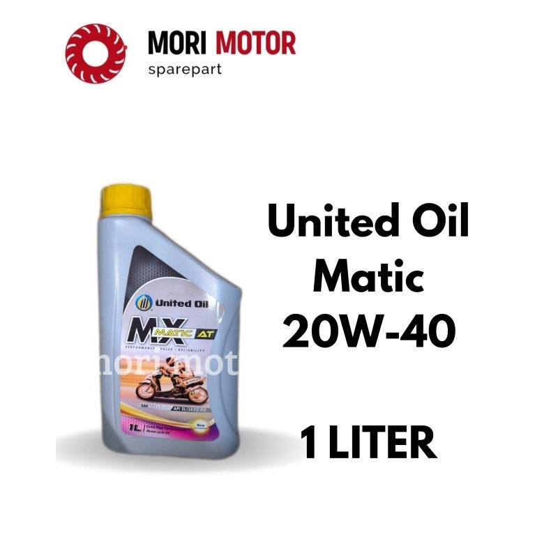 Jual Oli United Matic 20 W-40 1 liter | Shopee Indonesia