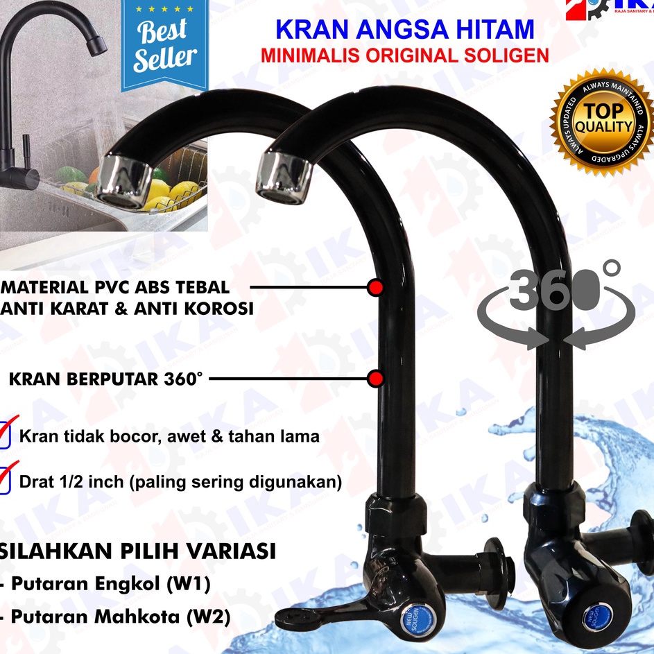 Jual Sentuhan Personal Kran Angsa Tembok PVC New Soligen Keran Air Cuci ...