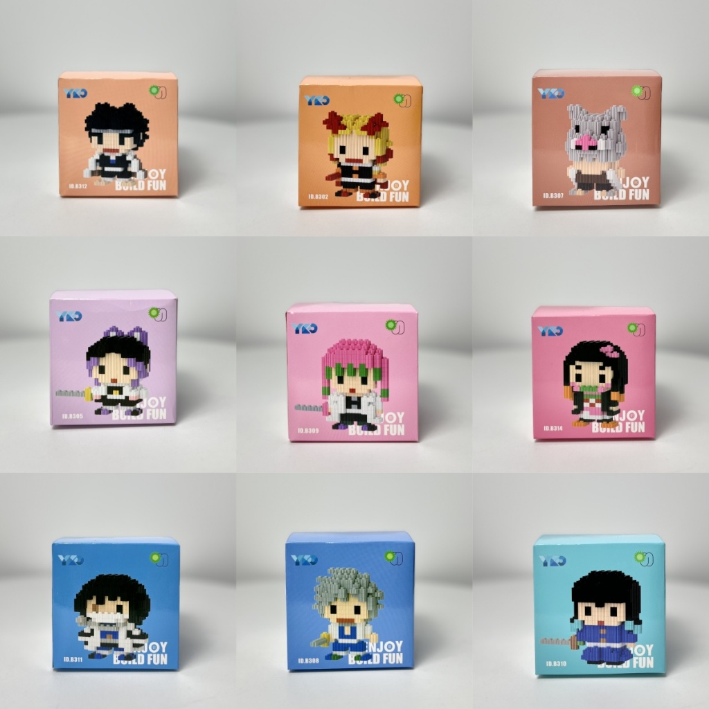 Jual Mainan Block Mini DIY Kimetsu no Yaiba Demon Slayer Bricks Blok ...