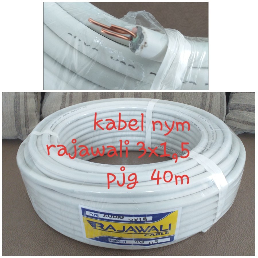 Jual Kabel NYM 3X1,5 INOVA Kawat Besar 9mm panjang 25m/Cable NYM Model ...