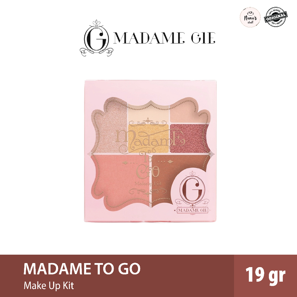 Jual Madame Gie Madame To Go - Make Up Face Pallete | Make Up Travel Kit | Shopee Indonesia