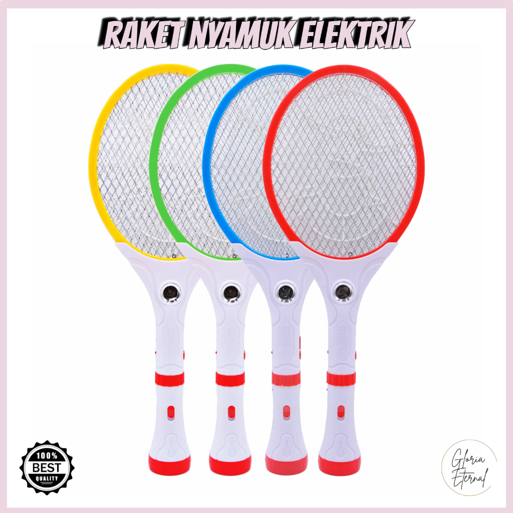 Jual [Gloria] Raket Nyamuk Elektrik HXP / Racket Nyamuk Portable ...