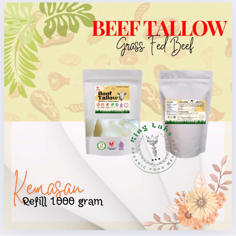 Jual Minyak Lemak Sapi Premium 1000 gram (Wet Rendering Processed ...