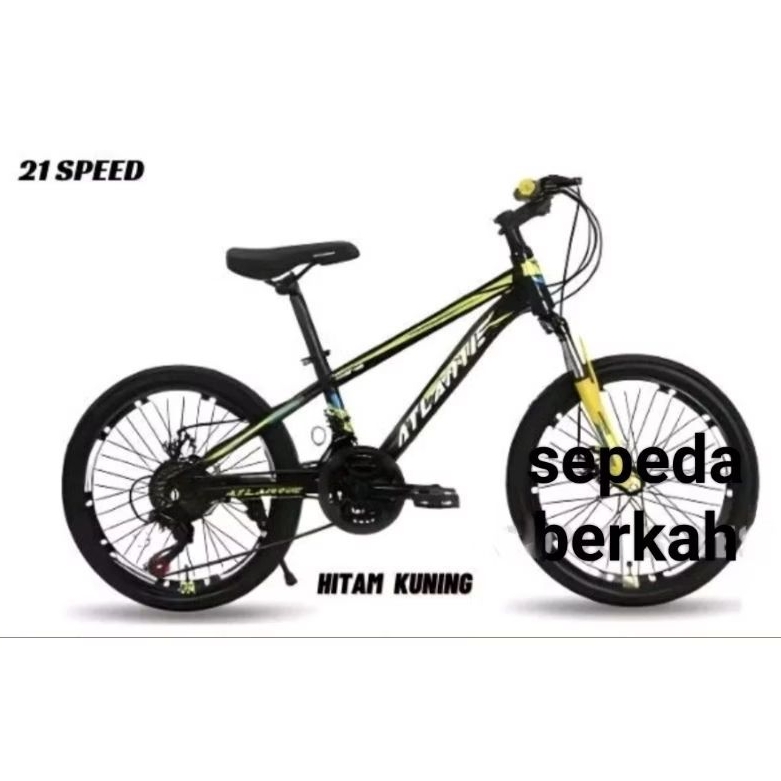 Jual sepeda gunung sepeda MTB 20 Atlantis 680 rem disc 21 speed ...