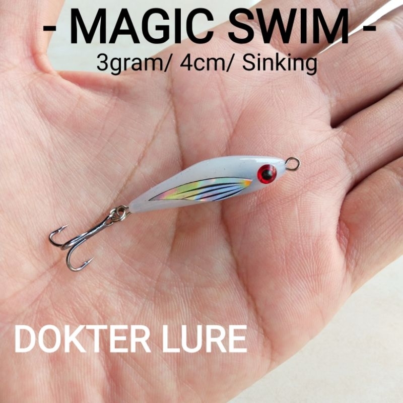 Jual LURE MAGIC SWIM 3gr 4cm Swimmer Lengkap dengan Treble Hook ...