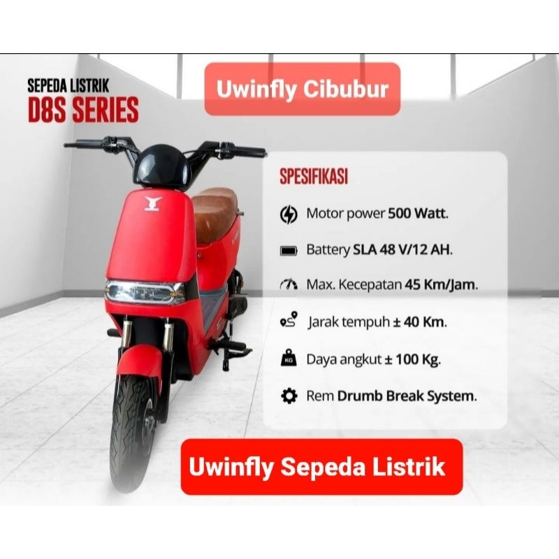 Jual Sepeda Listrik Uwinfly D8S Terbaru | Shopee Indonesia