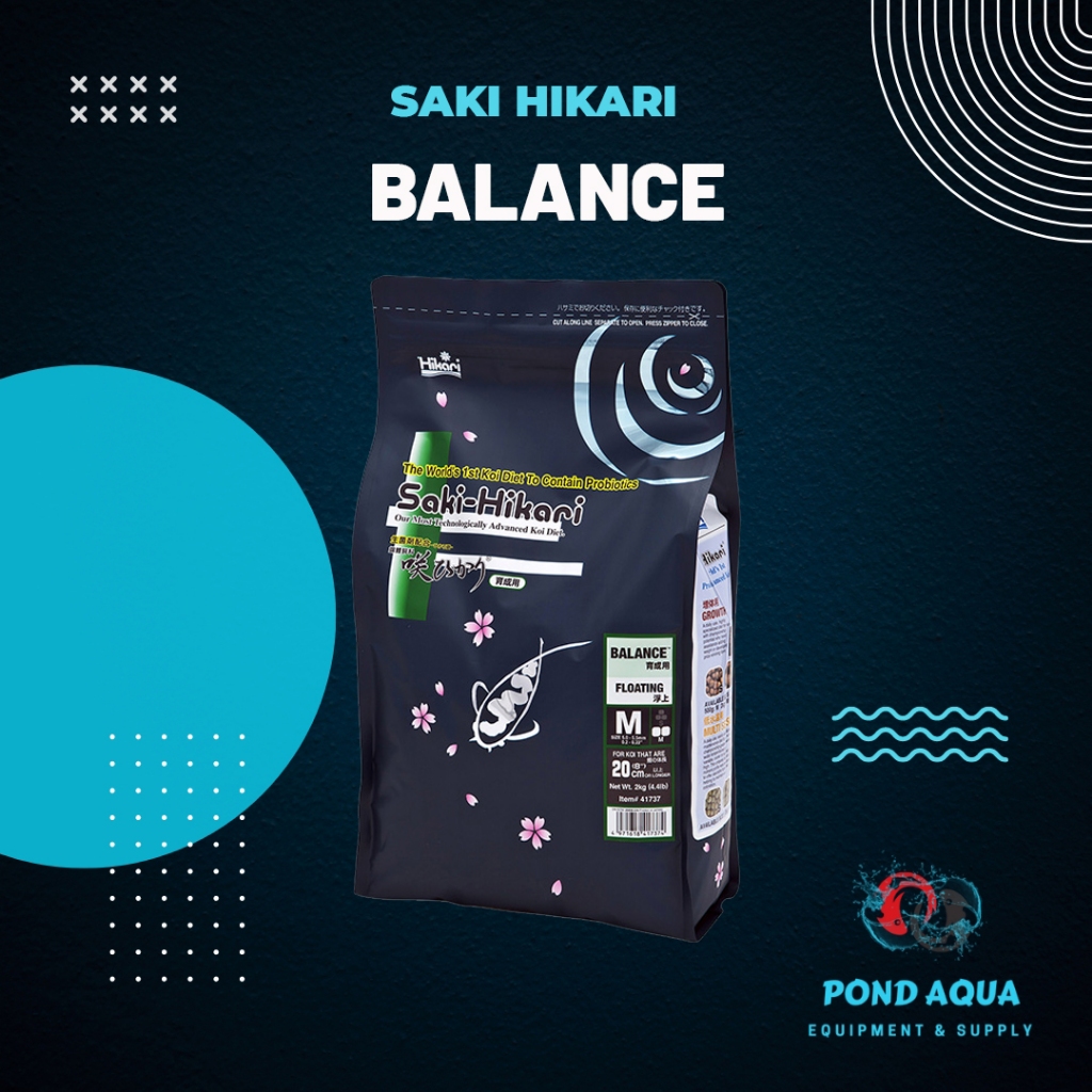 Jual Pakan Saki Hikari Balance Floating Food Makanan Ikan Koi 2 Kg ...