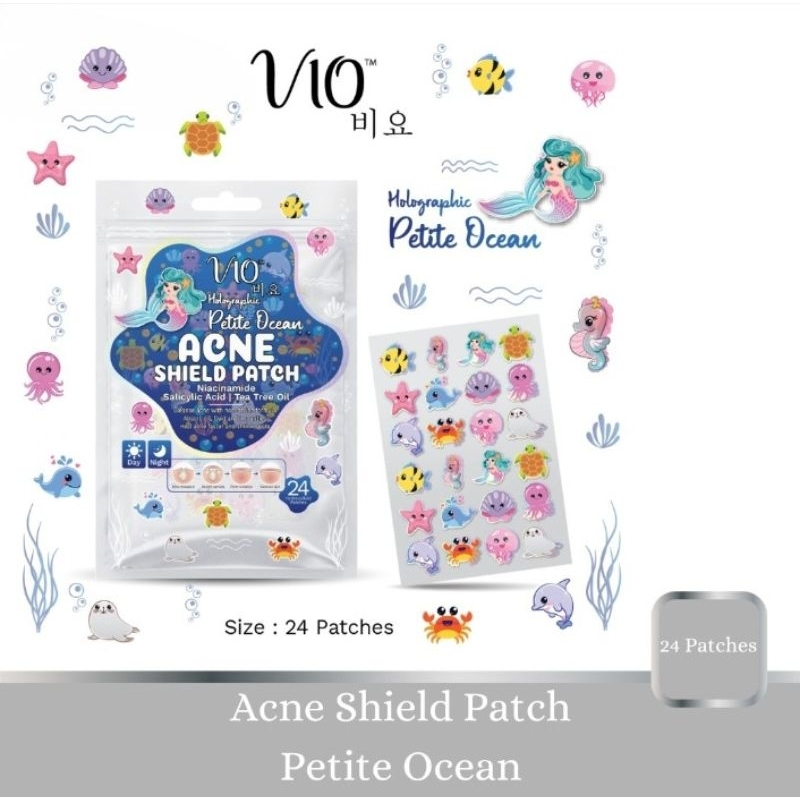 Jual Vio Acne Shield Patch Petite Ocean -24 Patch | Shopee Indonesia