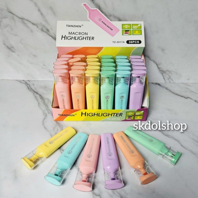 Jual Highlighter pastel texliner stabilo warna pastel per 1 pcs ...