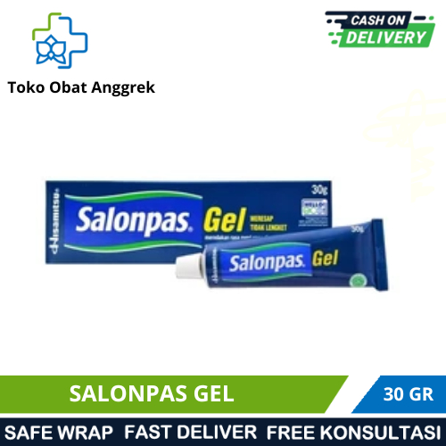 Jual SALONPAS GEL 30 GRAM/GEL PEREDA NYERI/MENGURANGI PEGAL-PEGAL/NYERI ...