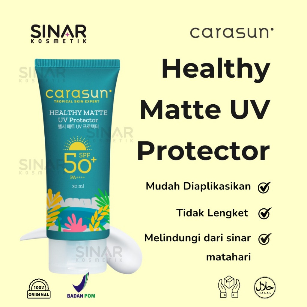 Jual NEW Carasun Healthy Matte Uv Protector Spf 50 PA++++ | Shopee Indonesia