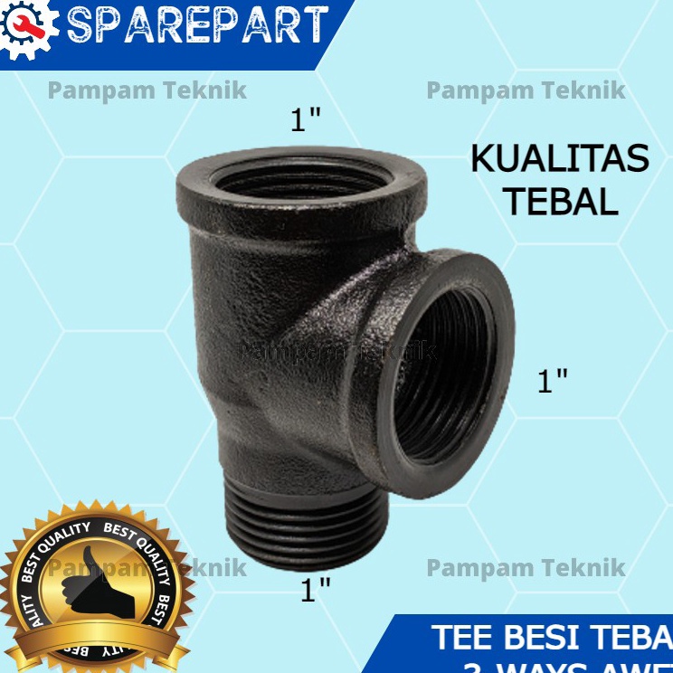 Jual TEE WAY T JET PUMP 3 CABANG TWAY 1 BESI AWET TEBAL TEH JETPUMP NON ...