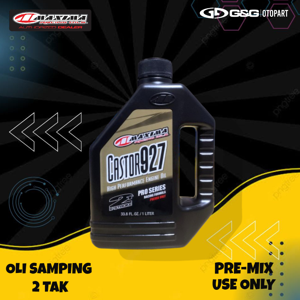 Jual Oli samping Maxima castor 927 ester core original 1liter 100% ...