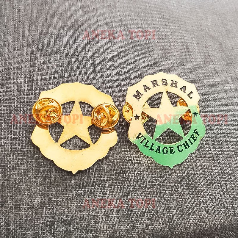 Jual Pin Bros Marshal Village Chief Pin Bintang Marshal Pin Bros ...